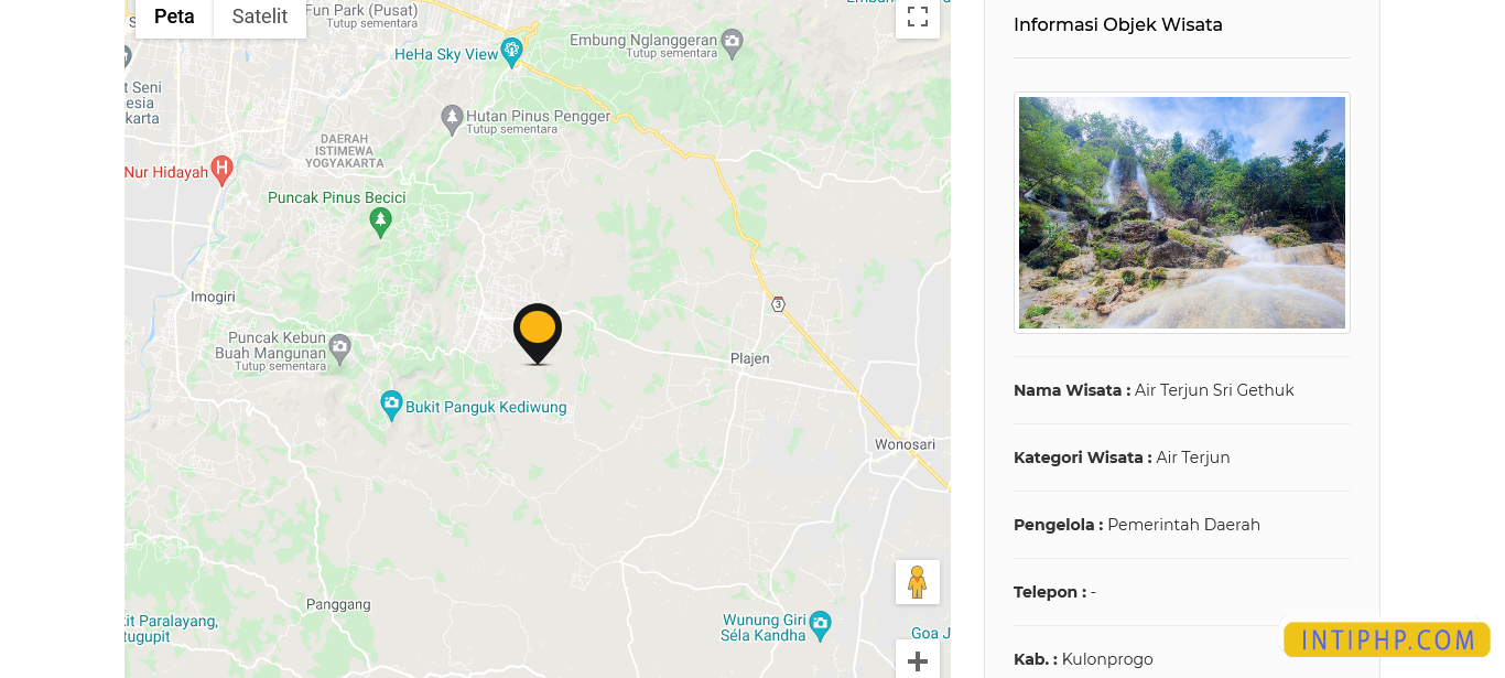 Download Source Code Gis Wisata Dengan Php Mysqli Dan Google Maps ...