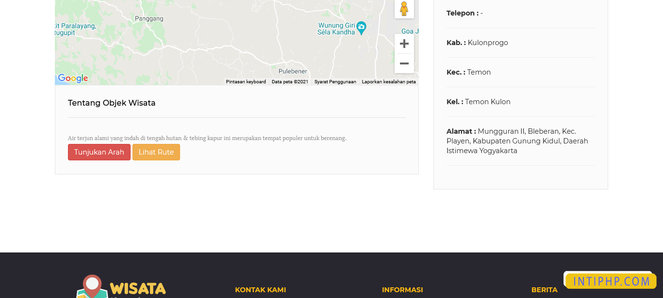 Download Source Code Gis Wisata Dengan Php Mysqli Dan Google Maps ...