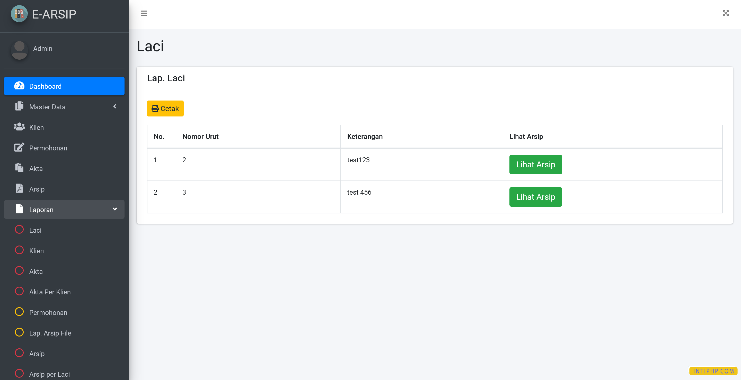 Source Code Manajemen Arsip Notaris Codeigniter 4 - INTI PHP
