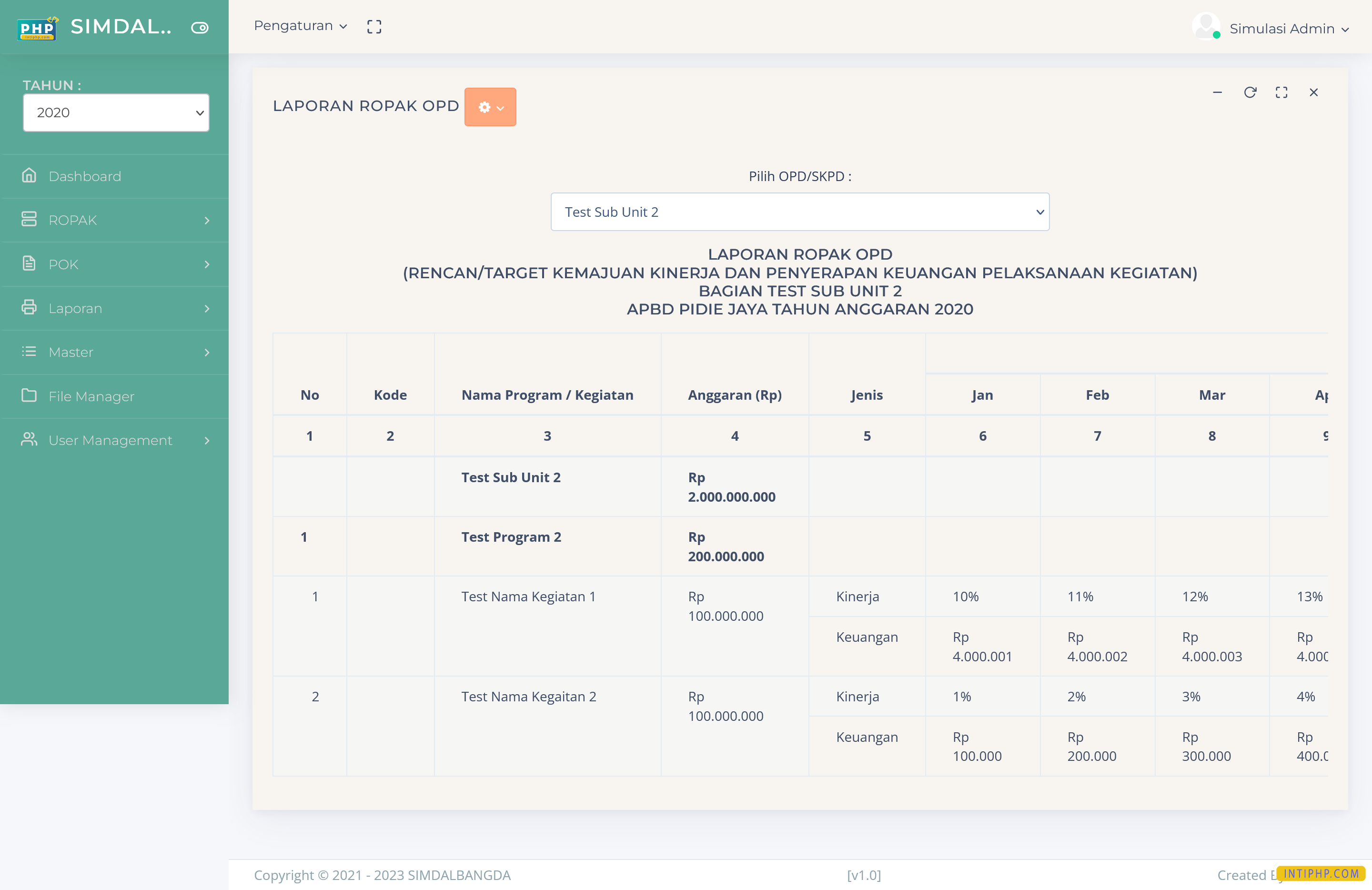 Source Code Aplikasi Simdalbangda Manajemen Pembangunan Suatu Daerah ...