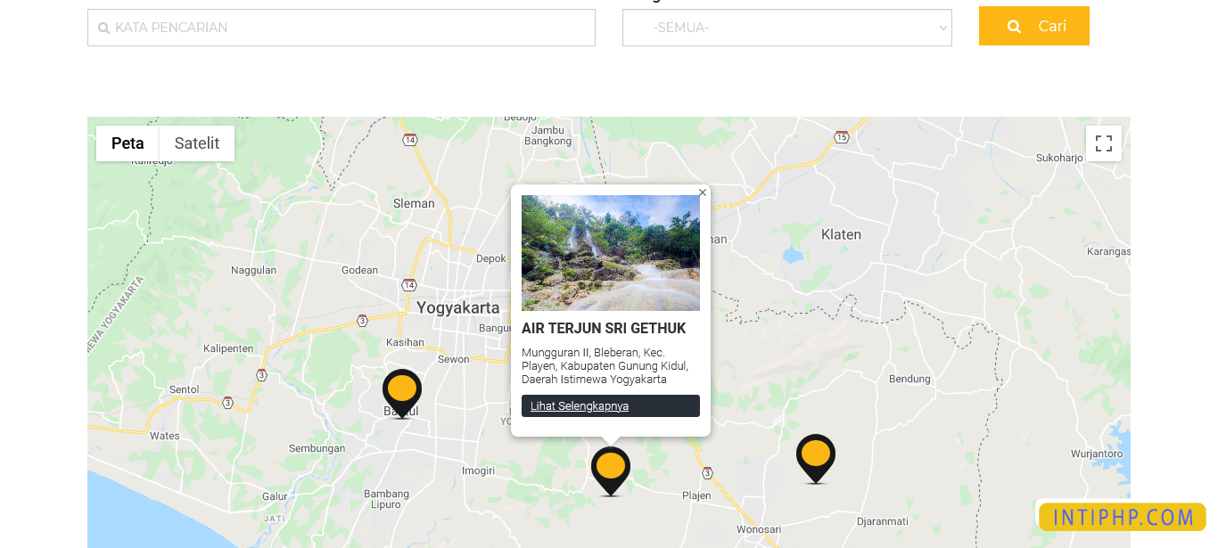 Download Source Code Gis Wisata Dengan Php Mysqli Dan Google Maps ...